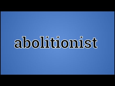 What Abolitionist Means
