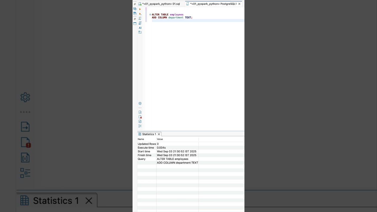 Add Column #column  #sql #postgresql #learning #coding #tutorial #table #query #sqltutorial #india