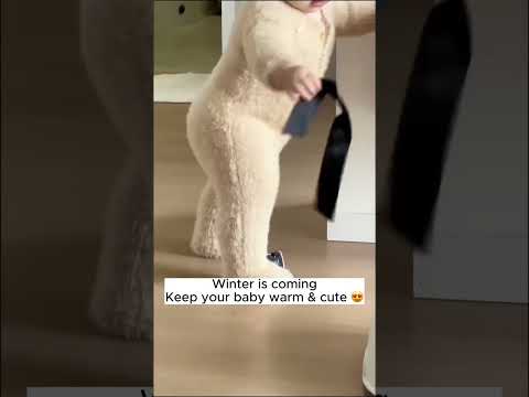 You won't believe how cute your baby is until you put this warm& comfy onesie on them #babyonesie