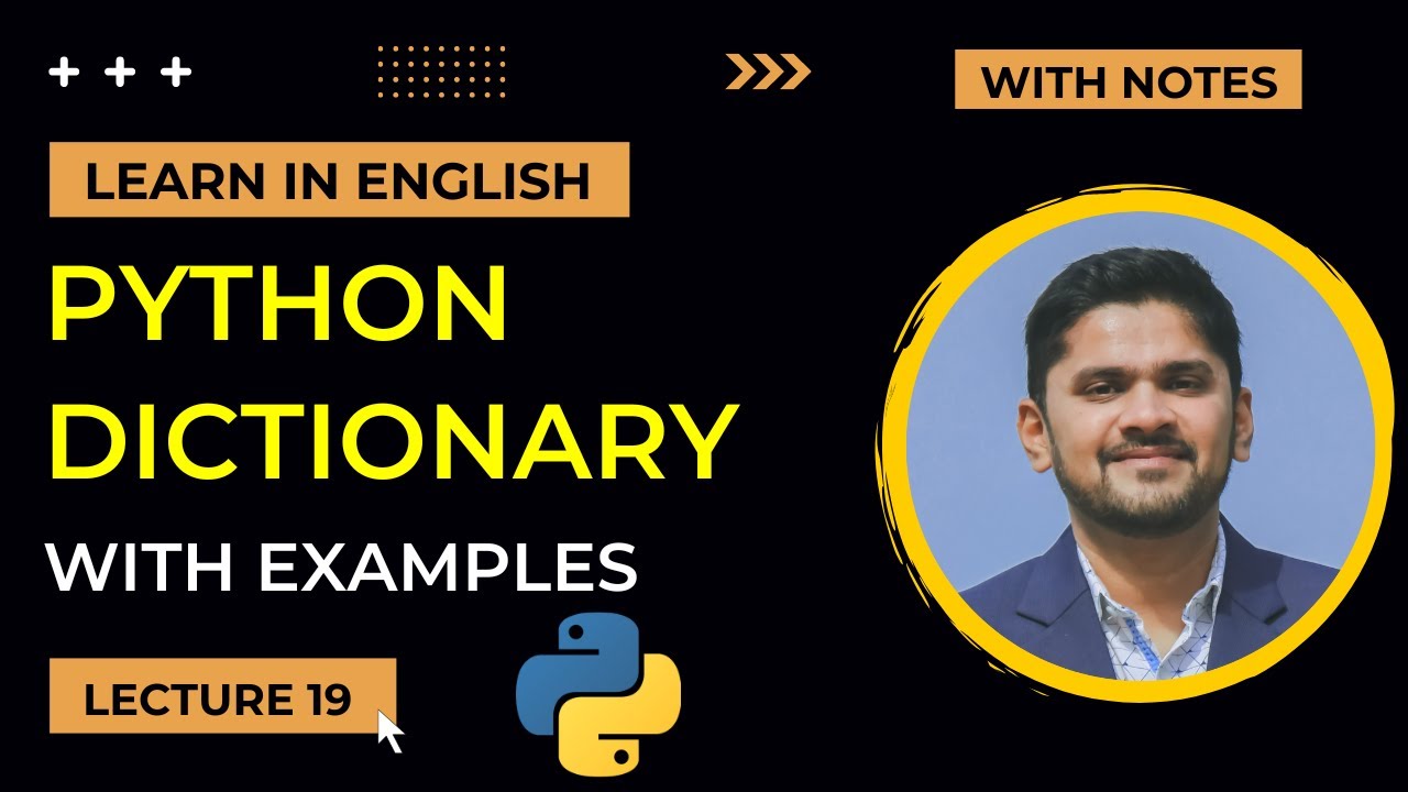 19. Python Dictionary Tutorial with 20+ Coding Examples | Python Tutorial for Beginners |Amit Thinks