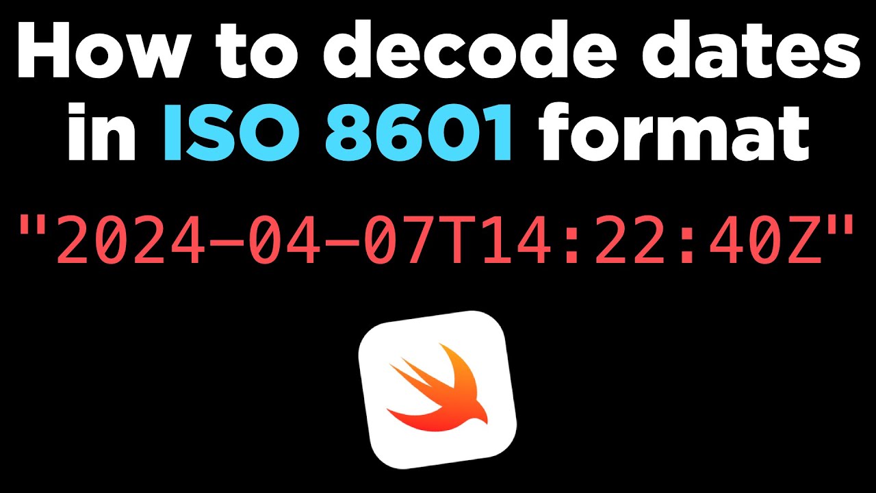 How to decode dates in ISO 8601 format in Swift 👩🏽‍💻👨🏻‍💻