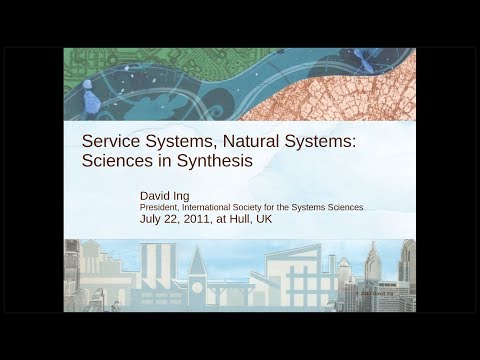 2011/07/22 ISSS Incoming Presidential Address | Coevolving Innovations ...