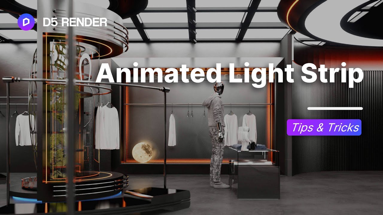 How to Render an Animated LED Light Strip | Rendering Tips