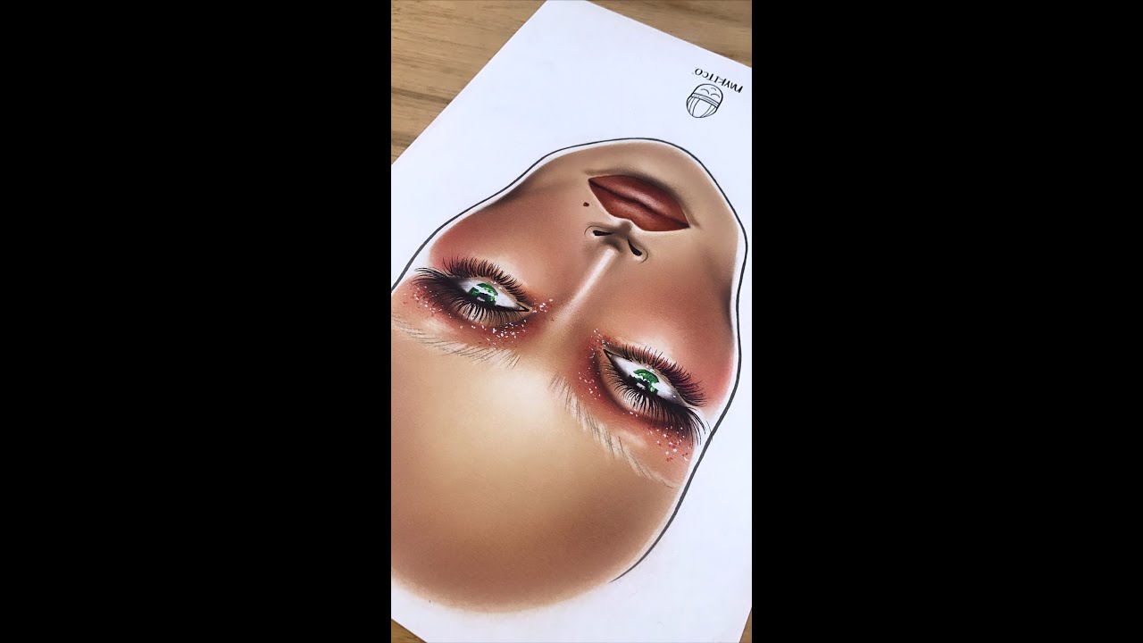 FACE CHART: WARM TONES