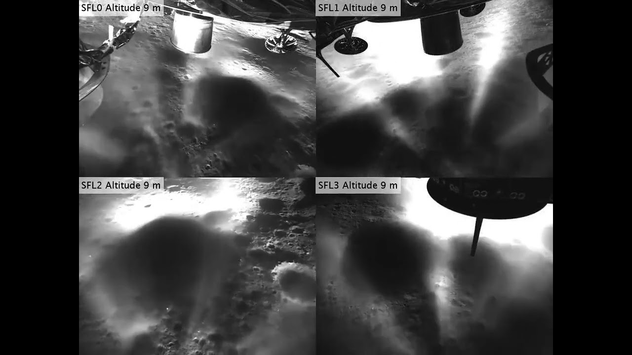Lander Captures Video of Own Touchdown on the Moon - autoevolution