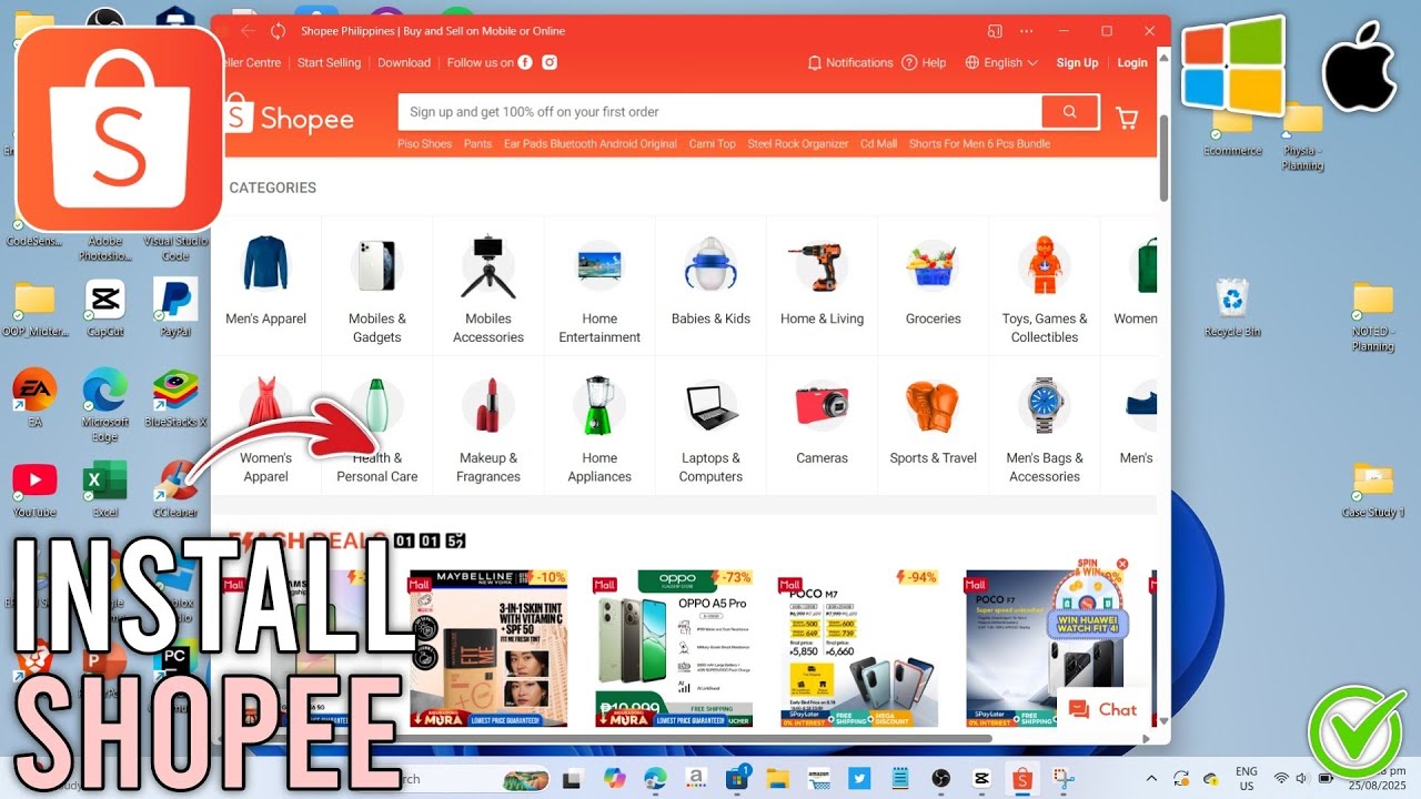 How to Download the SHOPEE APP on Your PC or Laptop - Easy Step-by-Step Guide (2025)