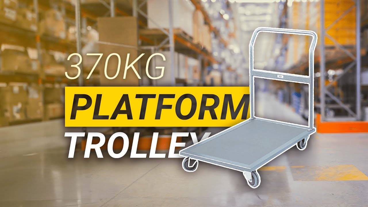 340Kg Heavy-Duty Platform Trolley in Action -  TS1A