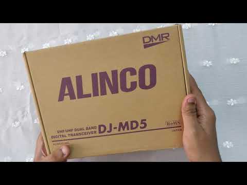 Ham Radio VHF/UHF - Alinco DJ-MD5 EGP - Unboxing , Quick Review - Malayalam - [DMR ,GPS,FM]