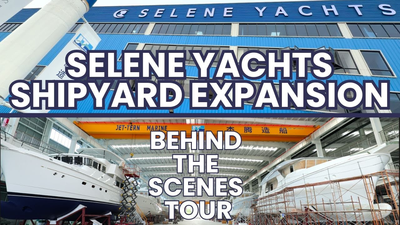 Selene Yachts /Jet-Tern Marine Shipyard Behind the Scenes Tour