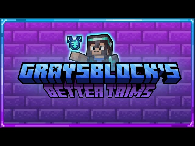 GraysBlock's Better Trims - 1.20.2 Compatible! Minecraft Texture Pack