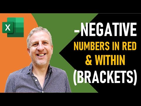 Show Negative Numbers in Red Font and Within Brackets