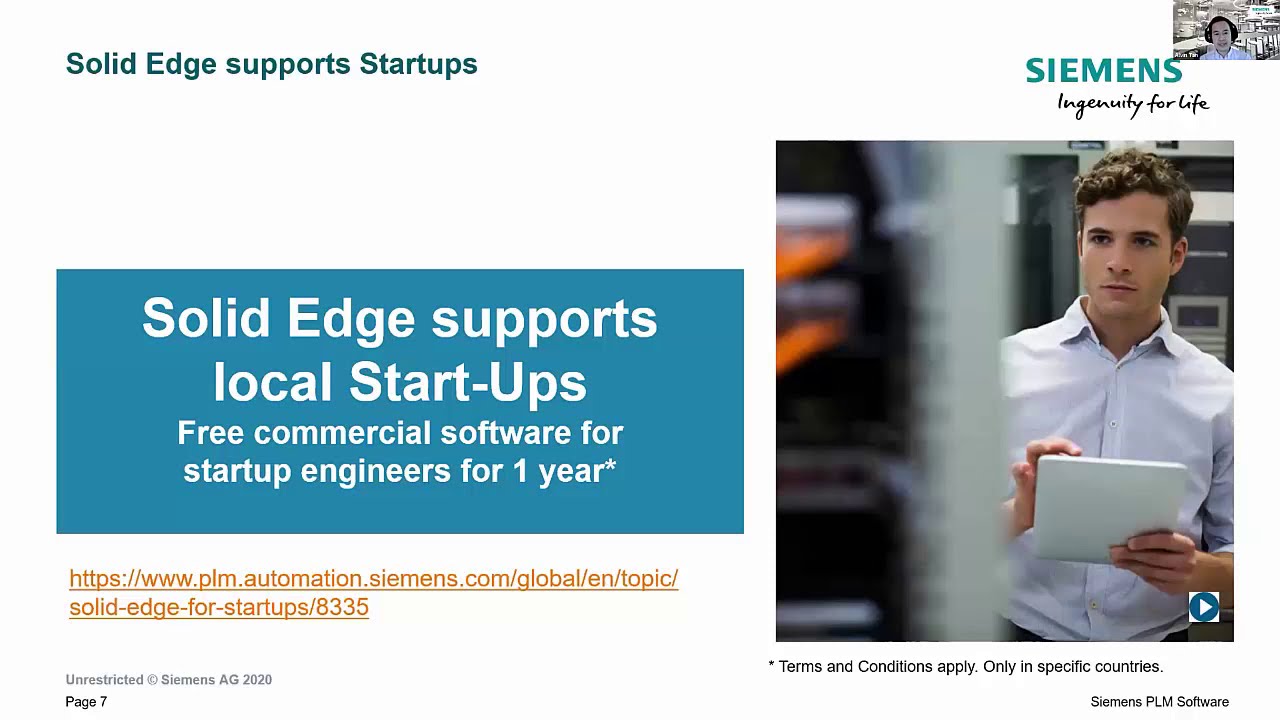 Siemens Solid Edge Startup Program
