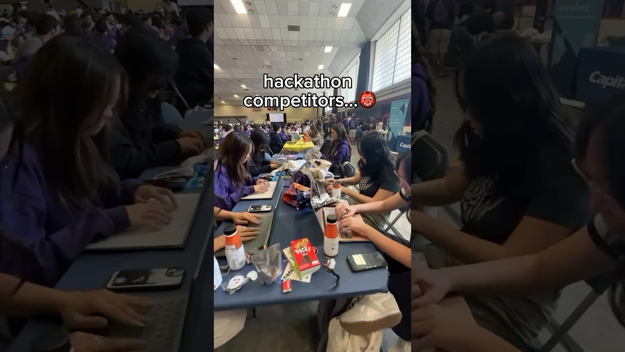 The ✨sponsors✨ at hackathon (HackMIT)