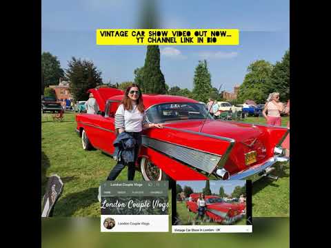 Vlog on Spectacular Vintage Car Show in London UK, out now. #londoncouplevlogs #vintagecarahowinUK