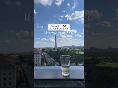 📍MUST-TRY ROOFTOP BAR IN WASHINGTON DC: VUE Rooftop