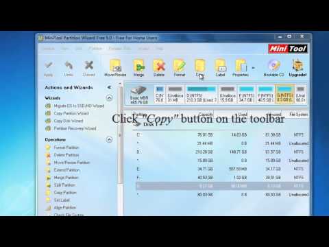Copy Partition MiniTool Partition Wizard