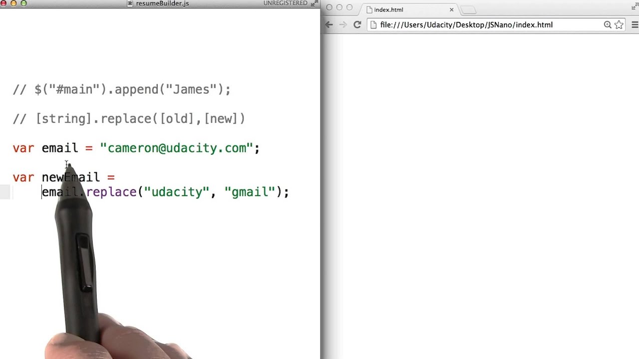 string.replace() Quiz - JavaScript Basics