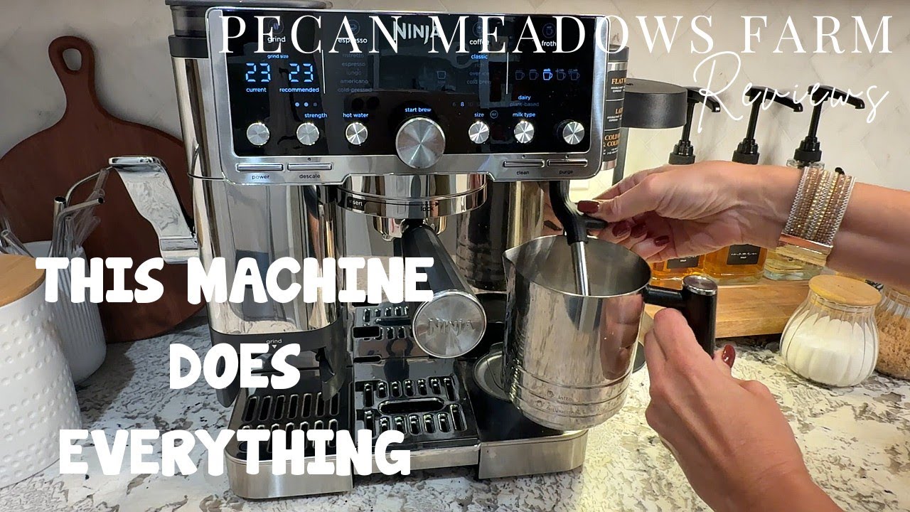 Ninja Luxe Café Pro Series Coffee & Espresso Machine | Built-In Frother, Grinder, & Easy Cleaning