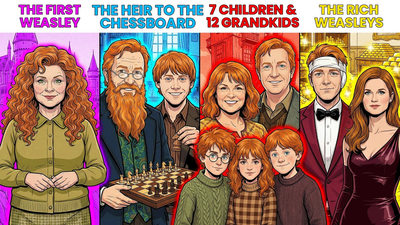 The Lives of ALL 21 Weasleys in Harry Potter EXPLAINED in Detail