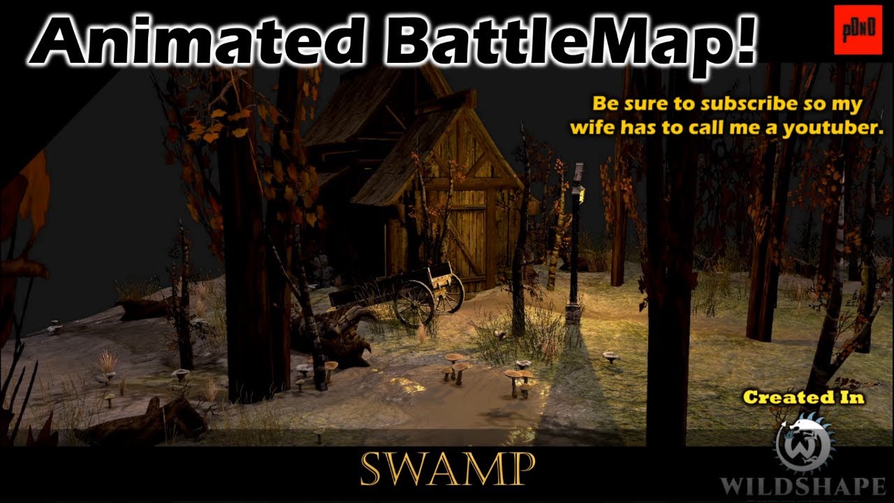 Animated Battle Map - Swamp