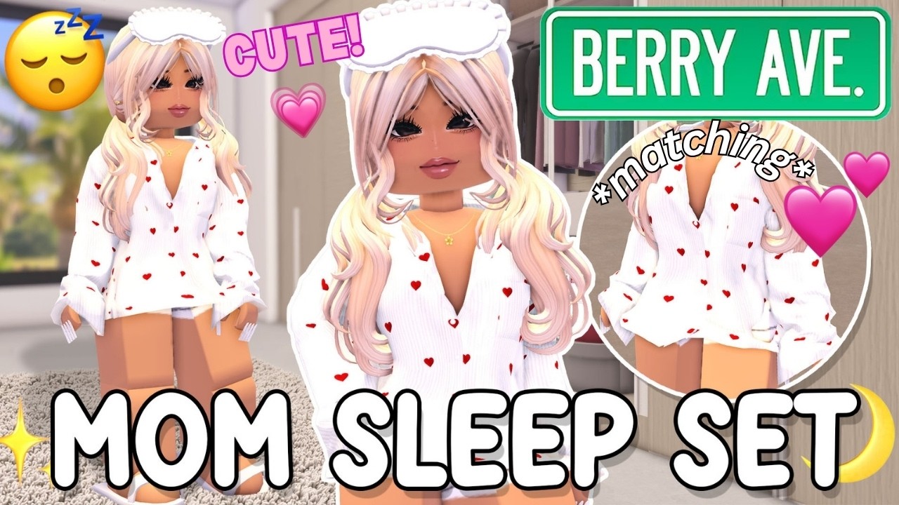 Spring MOM MATCHING PAJAMAS SET Outfit Codes For Berry Avenue!