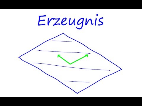 Was ist das Erzeugnis (bzw. lineare Hülle, Span)? | Math Intuition