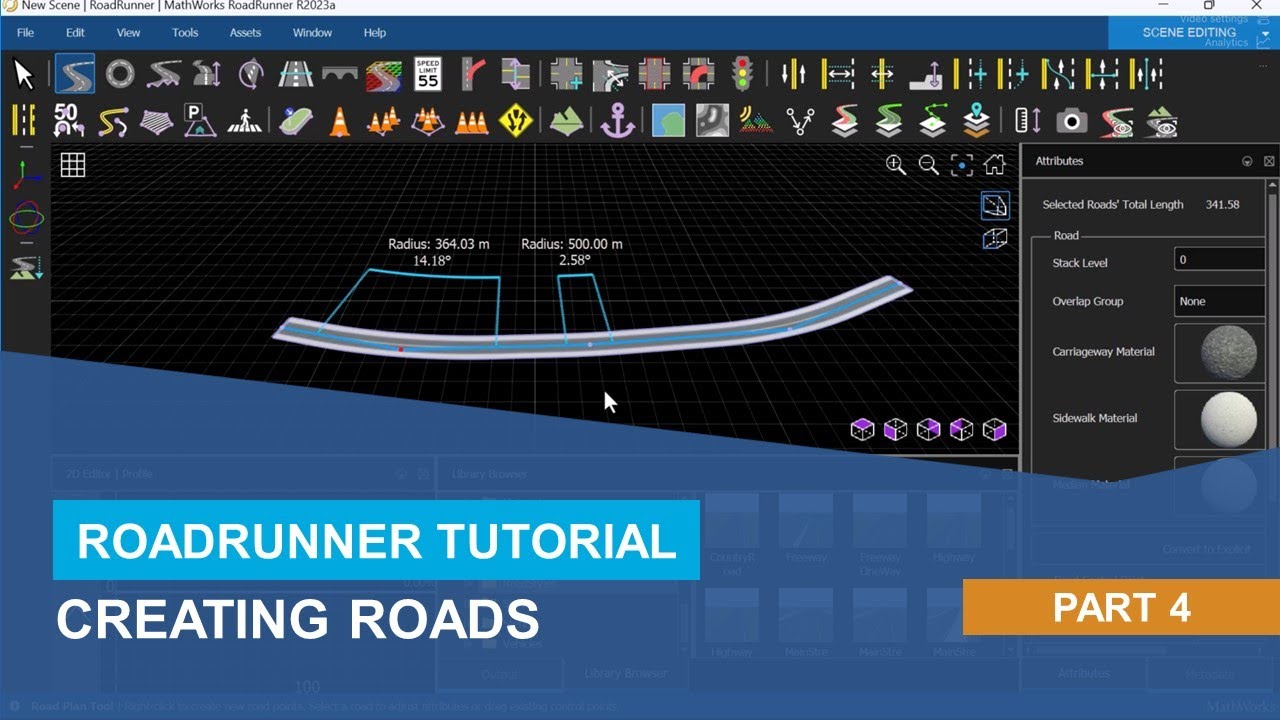 Creating Roads in RoadRunner | RoadRunner Tutorial, Part 4