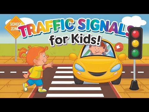 Traffic Signals & Rules Explained for Kids | Learn Road Safety!