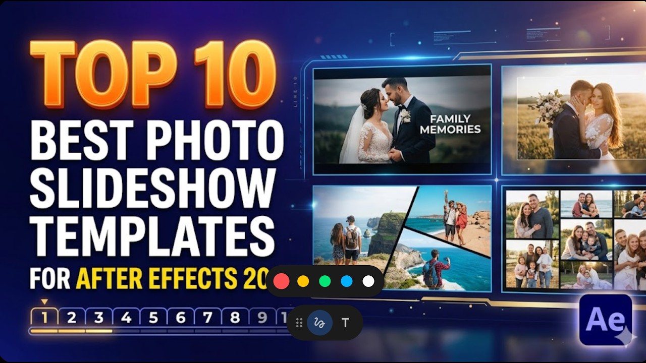 Top 10 Best Photo Slideshow Templates for After Effects 2026