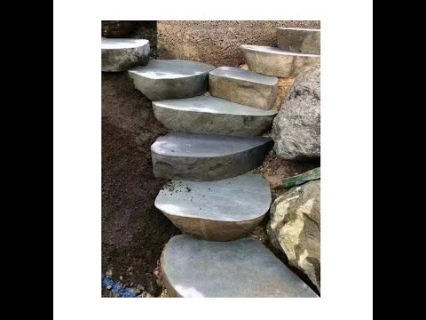 Outdoor Sliced Large River Rock Floor Paving Tile Stepping Stones - First Stone