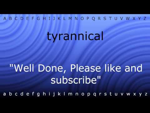 How to say 'tyrannical' with Zira.mp4