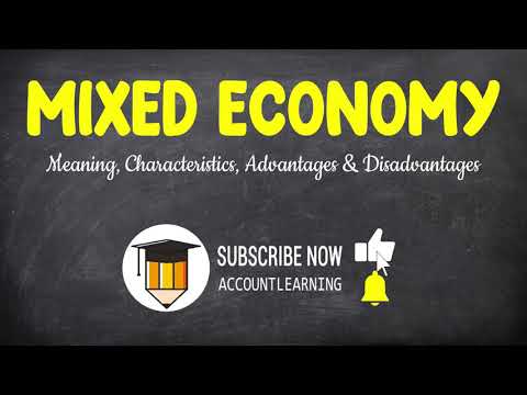 Mixed Economy - Meaning, Characteristics, Advantages & Disadvantages