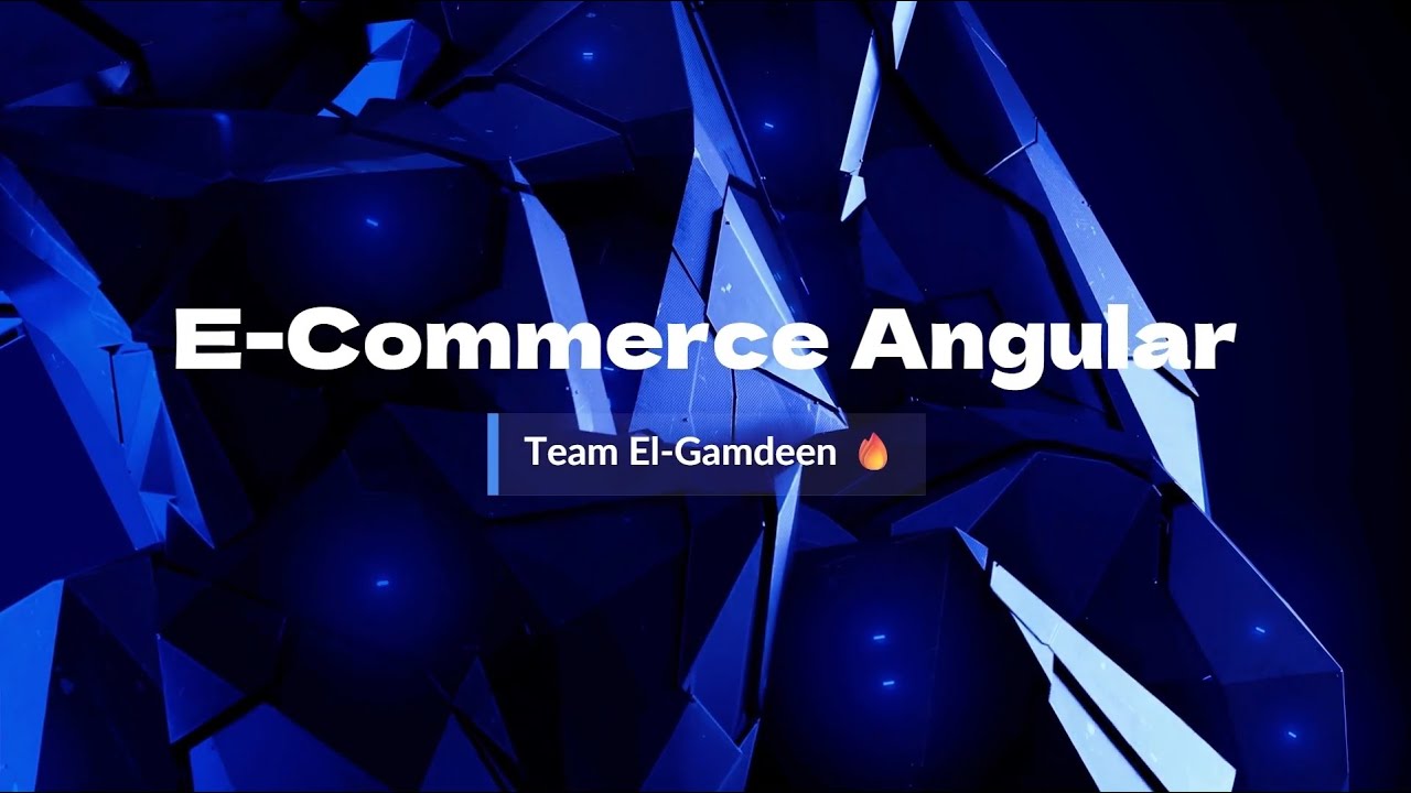 E-Commerce Web Application | Angular Project
