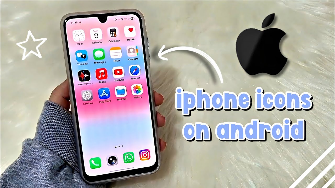 how to get iphone icons on android 2025 ✨️ ios home screen setup 
