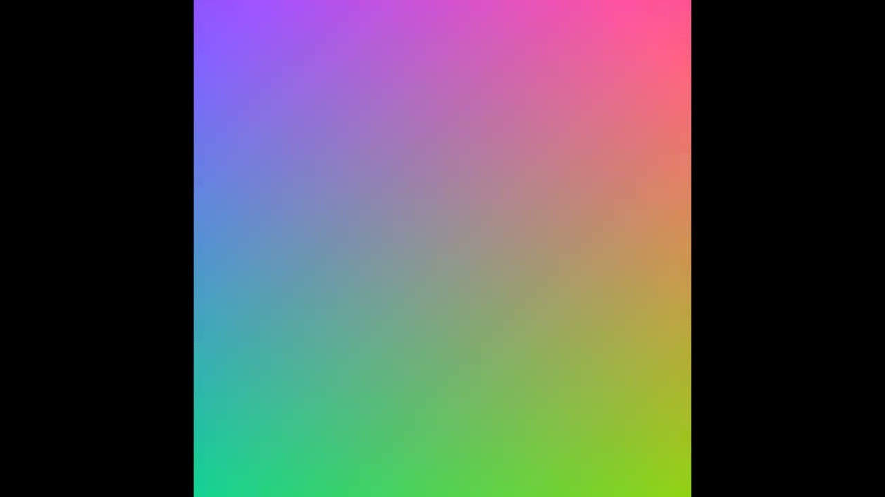 Animated YCoCg colour plane