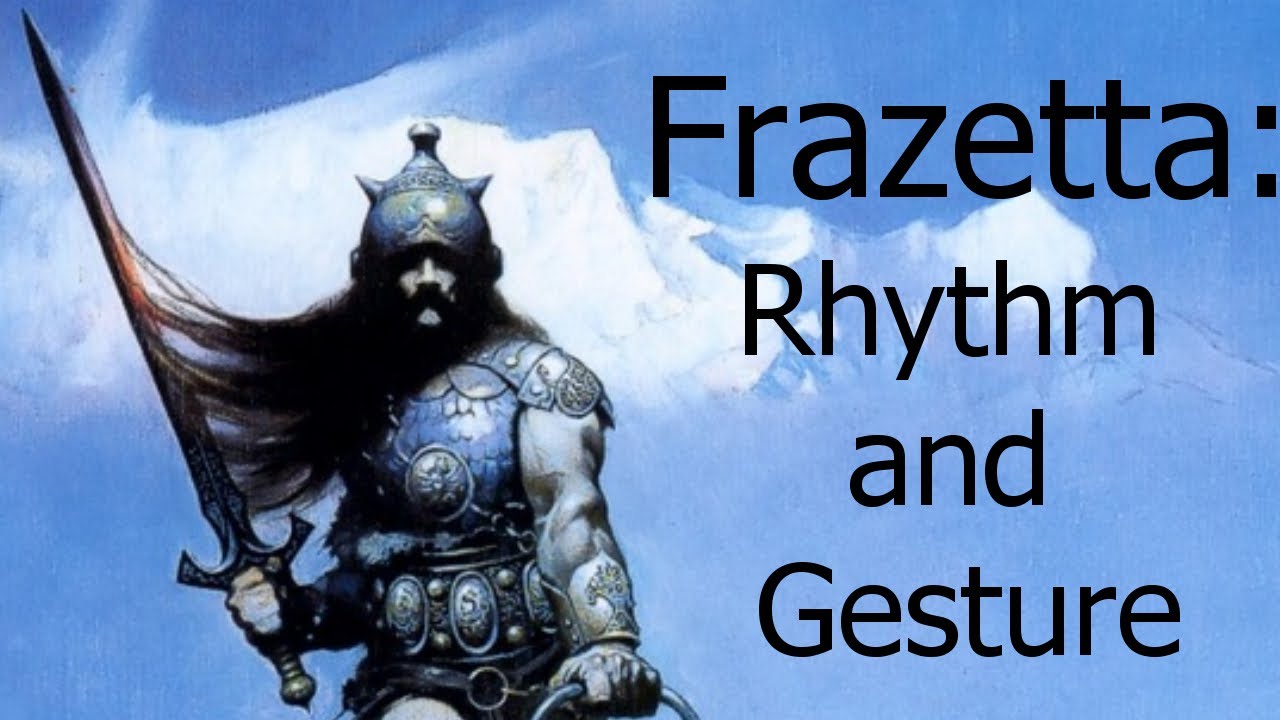 Understanding Gesture and rhythm in Frazetta's paintings..