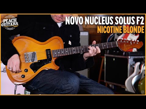 Novo Nucleus Solus F2 | Nicotine Blonde - Raw Bakelite | Reverb
