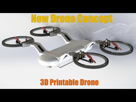 Drone Design concept - #drone,#drone_design,#concept,#solidwworks,#rc,#copter