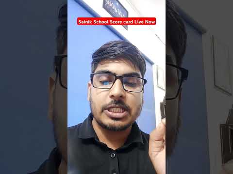 Sainik School Result 2025 | Score Card Live