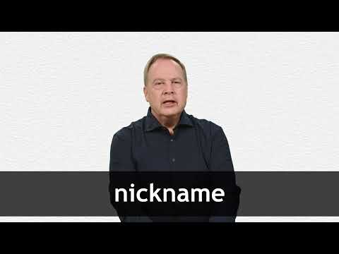 NICKNAME definition and meaning | Collins English Dictionary
