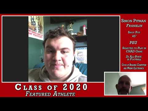 Celebrating Seniors #34! Franklin’s Simon Pitman
