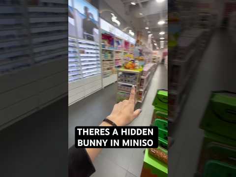 Hidden bunny at MINISO?? #MINISOUSA #MINISOUSApartner #MINISO #ad #sponsored