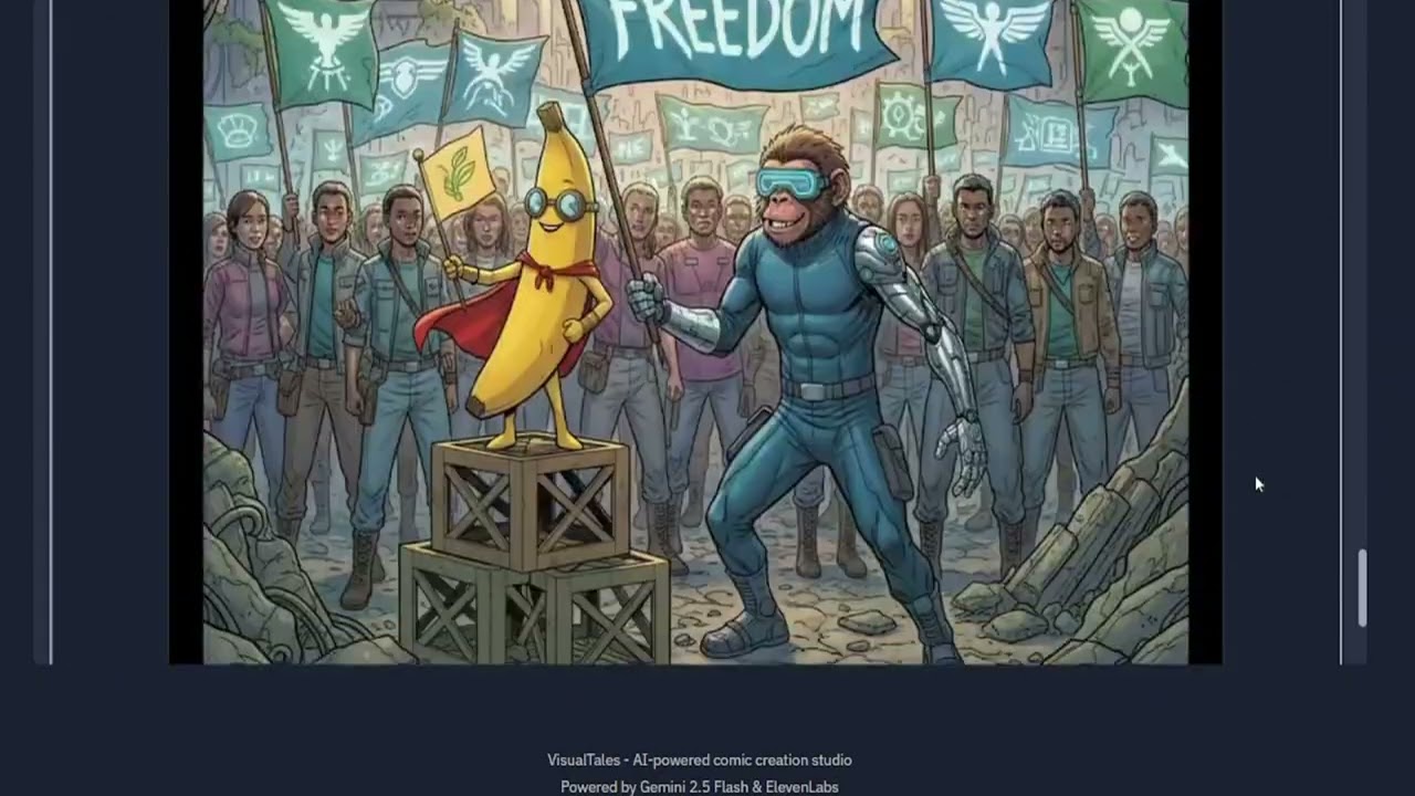 VisualTales: AI-Powered Comic Studio | Nano Banana - Hackathon Demo