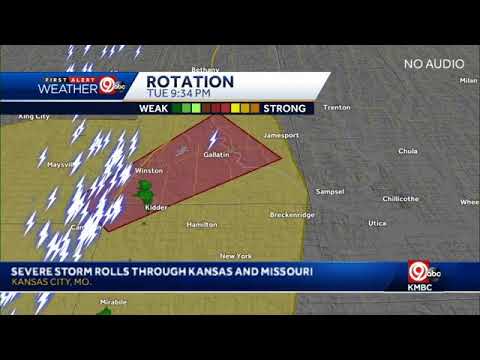 LIVE RADAR: Severe storm moving through the greater Kansas City area