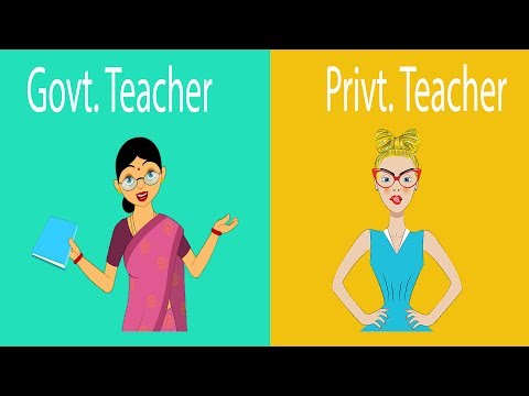 Private schools Teacher versus Government schools Teacher