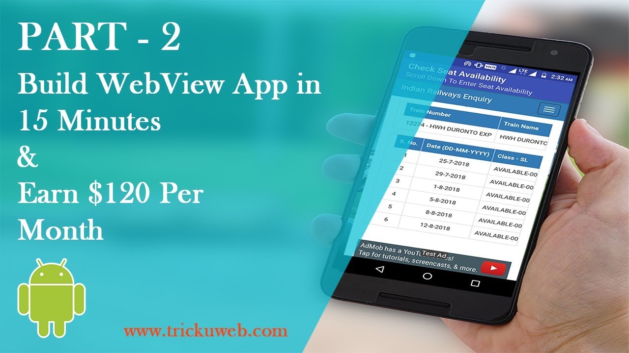 Webview Android App with Source Code