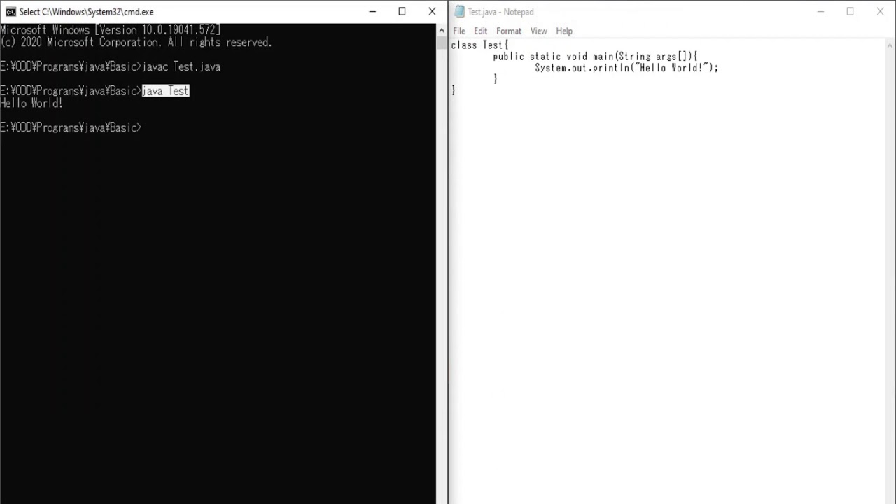 Most Basic simple Java program (Hello world) in Detail