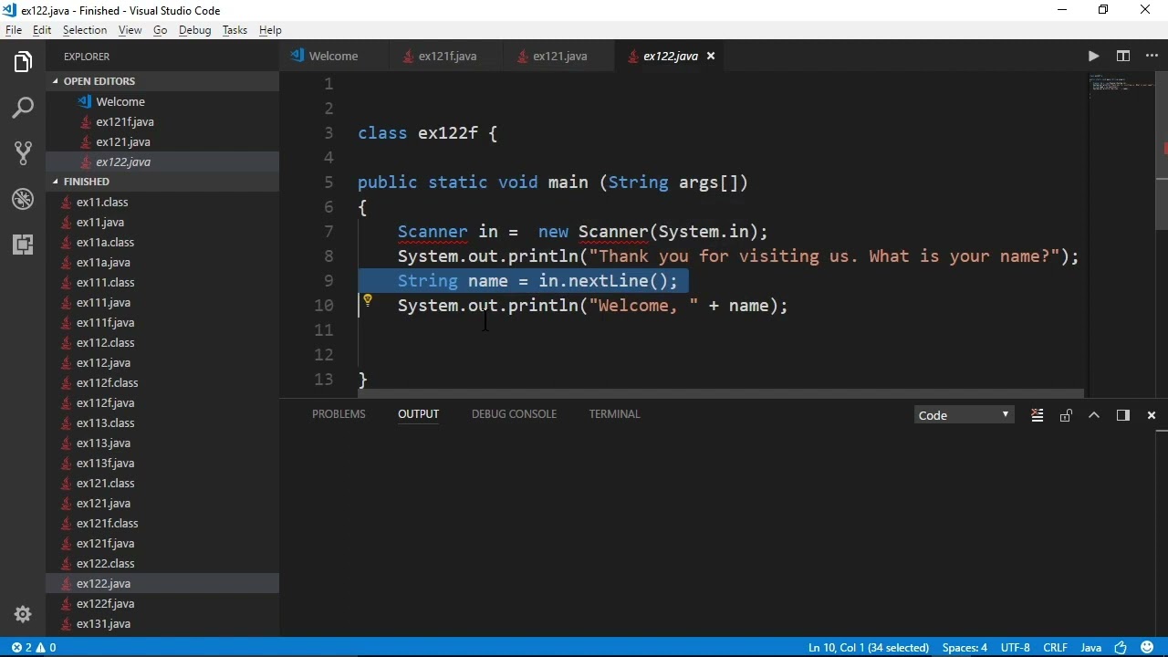 Importing and Using the Scanner Class - Java (INF-304) tutorial