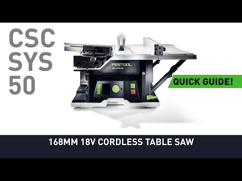 Festool CSC SYS 50 EBI-Set (577381) 36V (18V x 2) 5.2Ah Li-ion Cordless ...