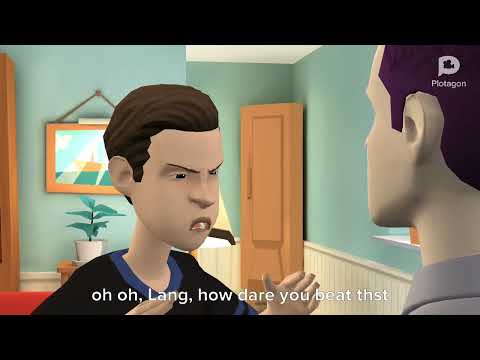 Nightcrawler from Kaiju Paradise gets grounded, Goanimate (Plotagon version) (+Lang gets grounded)